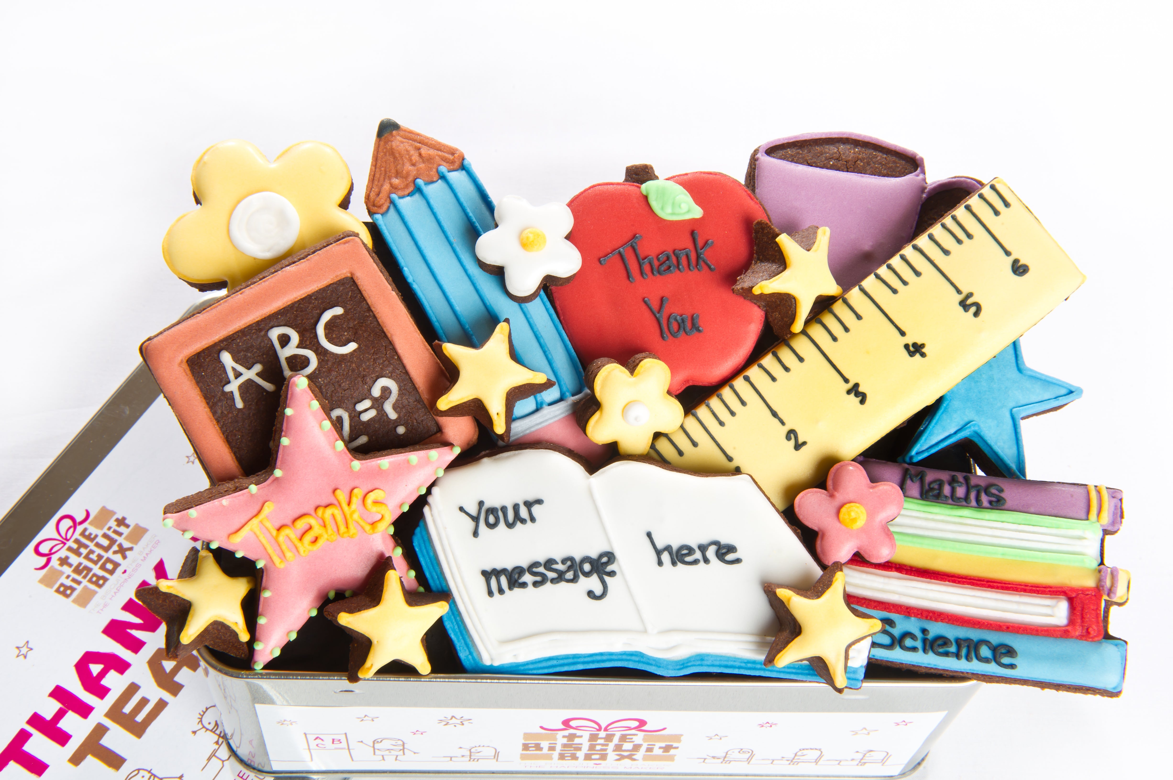 Thank You Teacher Biscuits | The Biscuit Box